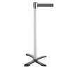 Personenleitsystem 'P-Line Compact' Gurt Farbe grau Pfosten Farbe wei ...